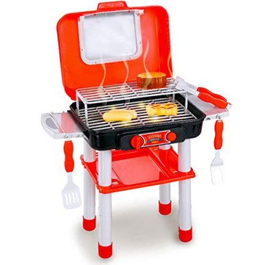 Liberty Imports Backyard Barbecue Grill Mini Portable Pretend Play ...