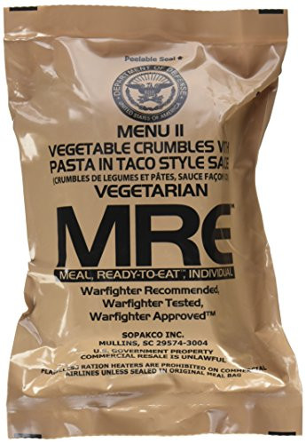 Ultimate 2018 US Military MRE Complete Meal Inspection Date January ...