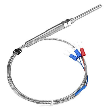 Resistor Thermocouple M8 Thread PT100 Platinum Thermocouple 50mm 2in ...