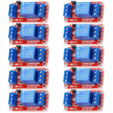 12v Relay 1 Channel Relay Module Board with OPTO Isolation Support High ...