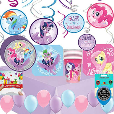 My Little Pony Friendship Adventures Birthday Party Supplies Bundle of ...