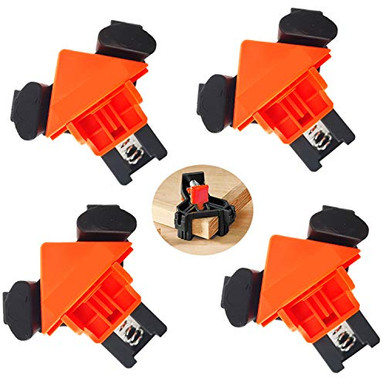 90 Degree Corner Clamp 4PCS Adjustable Single Handle Spring Loaded ...