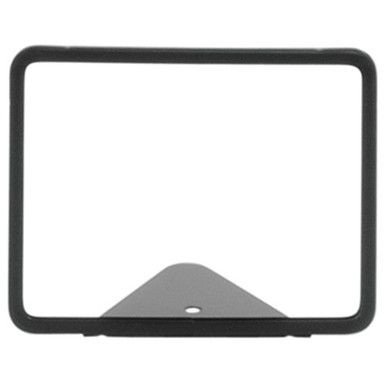 Sign Frame with Triangular Wedge Base Matte Black Metal Horizontal ...