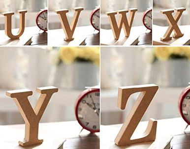 Aimeart Decorative Wood Alphabet Letter Prop for Wedding Birthday Prom ...