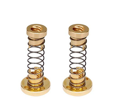 2-Pack T Thread T8 Anti Backlash Spring Loaded Nut Elimination Gap Nut ...