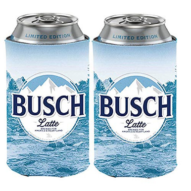 Busch Light Beer BUSCH LATTE Can Coolie Cooler - Limited Edition - 2 ...