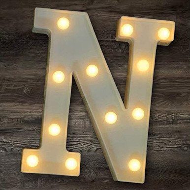 YOEEN LED Marquee Letter Lights Sign Light Up Letters Battery Powered ...