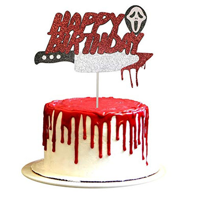 Have A Killer Birthday Cake Topper Scream Horror Movie Birthday Party ...