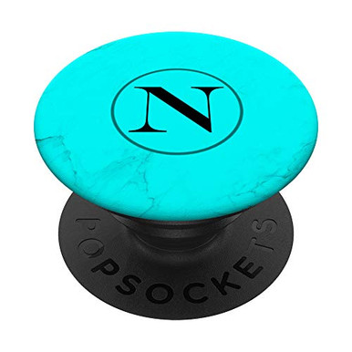 Cell Phone Pop Out Holder for HandCool Blue Design Letter N PopSockets ...