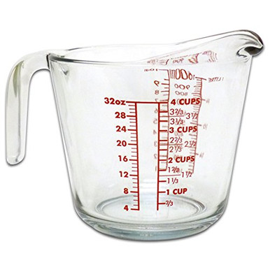 Kitchen Classics 195-91661LIB 32 Oz. Measuring Cup; Holds 32 Ounces/1 ...