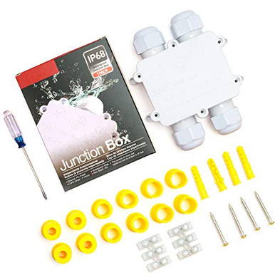 Waterproof 4-Way Junction Box IP68 Outdoor Cable Electrical Connector ...