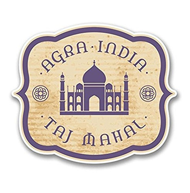 American Stickers USA INC 3 Pack - Agra India Taj Mahal Window Cling ...