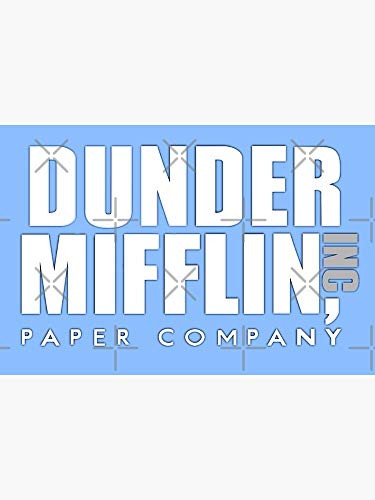 The Office Dunder Mifflin Logo Sticker - Sticker Graphic - Auto, Wall ...