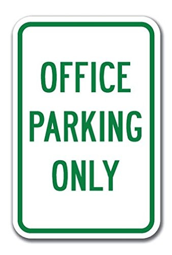 Office Parking Only Sticker Sign - Sticker Graphic Sign - Will Stick to ...