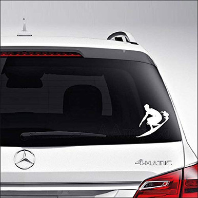 Aampco Decals Surfing Surf Surfer Wave Car Truck Motorcycle Windows ...