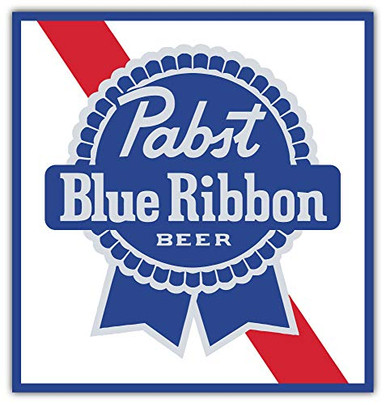 Pabst Blue Ribbon Logo Sticker Car Bumper Decal 5'' X 5 ...