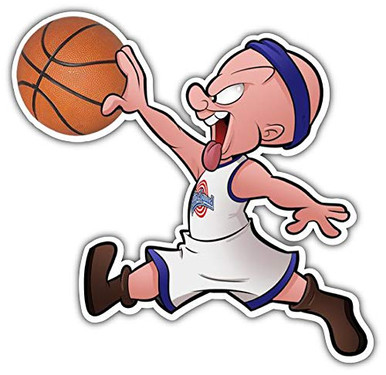 cartoon Elmer Fudd Space Jam Car Bumper Sticker Decal 5'' X 5 ...