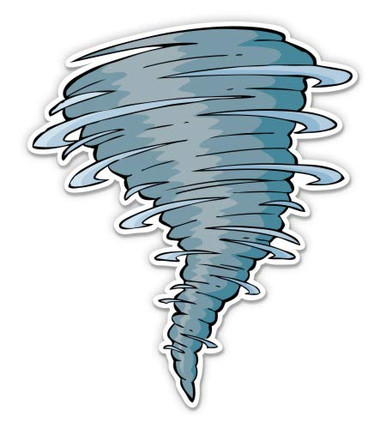 GT Graphics Express Tornado - 3inch Vinyl Sticker - for Car Laptop I ...