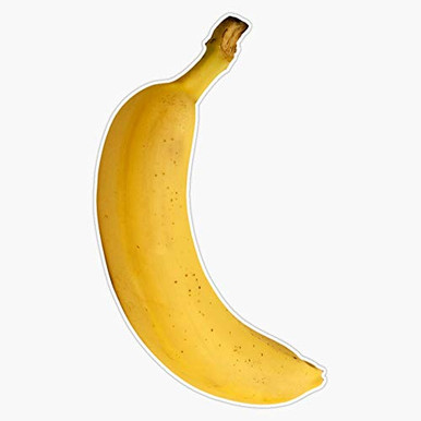 EMC Graphics Banana Vinyl Waterproof Sticker Decal Car Laptop Wall ...