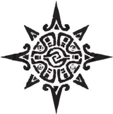 ION Graphics Aztec Sun Decal - Aztec Sun Vinyl Sticker - Sun Bumper ...