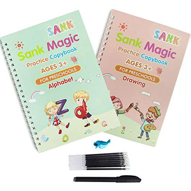 Magic Practice Copybook for Kids Preschooler Reused English Handwriting ...