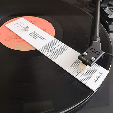 Pickup Calibration Distance Gauge Protractor Record LP Vinyl Turntable ...