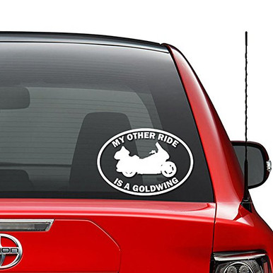 My Other Ride Goldwing Motorcycle Vinyl Decal Sticker Car Truck Vehicle ...