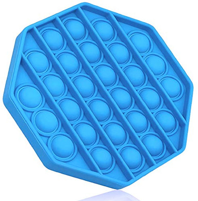 Push Pop Fidget It Toy, Silicone Pop Bubble Sensory Silicone Toy Simple ...