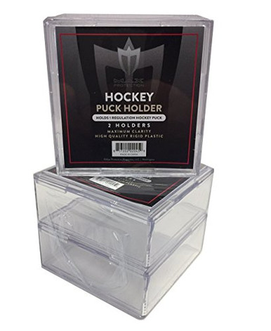 Max Pro Ultra Clear Hockey Puck Display Case Cube Square Holders - 6 ...