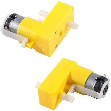 2PCS DC Electric Motor 3V-6V Dual Shaft Geared TT Motor Magnetic ...