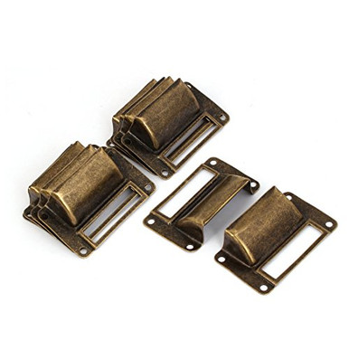 Uxcell a16062000ux0466 Label Holder Pull Library Post Office File ...