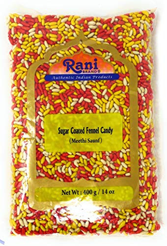 Rani Sugar Coated Fennel Candy 14oz 400g ~ Indian After Meal Digestive ...