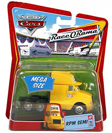 Disney / Pixar CARS Movie 155 Die Cast Car Oversized Vehicle RPM Semi ...