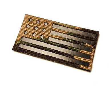 Forward 2x1 Mulitcam/OCP Inch Mini Infrared Ir Us Flag Patch Us Army ...