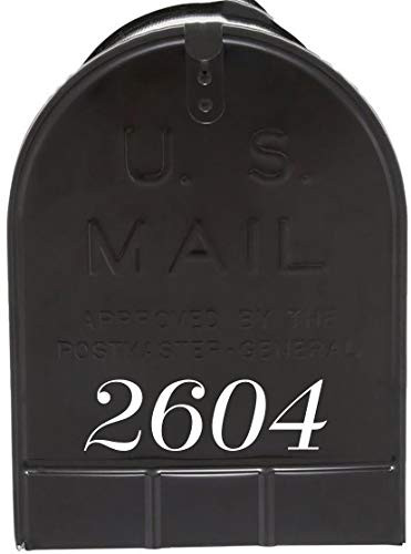 2 Sets of 2.5inch Custom Mailbox Numbers - Vinyl Die Cut Decals ...
