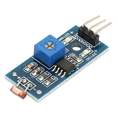 YOPOTIKA Photoresistor Module Digital Light Intensity Detection Sensor Arduino Smart Car Robot ...