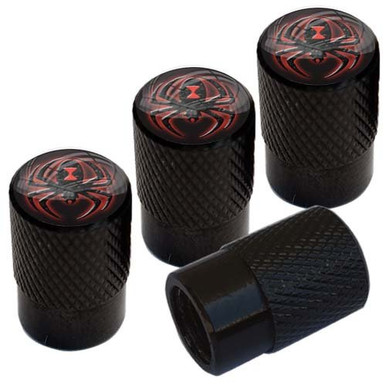 Tricktoppers Vivid Black Anodized Billet Aluminum Tire Wheel Valve Stem ...