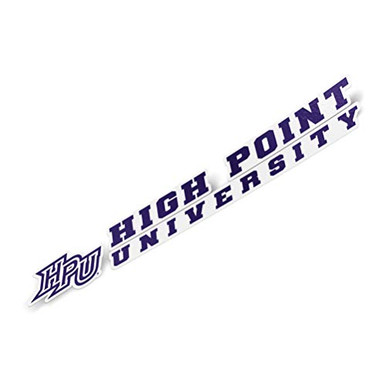 High Point University HPU Panthers NCAA Name Logo Vinyl Decal Laptop ...