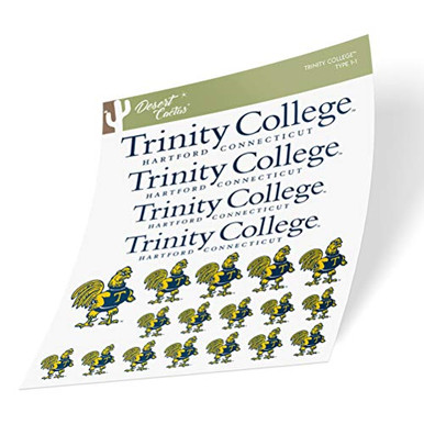 Trinity College Bantams NCAA Sticker Vinyl Decal Laptop Water Bottle ...