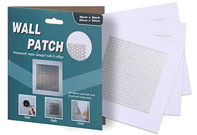 4 Pieces Drywall Patch Repair Kit, 8 x 8 Inch Aluminum Mesh Drywall ...