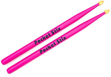 Pocket Stix 11inch PINK SPARKLE Drumsticks For KIDS - Warehousesoverstock