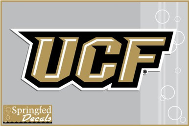 UCF Knights UCF BLOCK LOGO 4inch Vinyl Decal Central Florida Car Truck ...