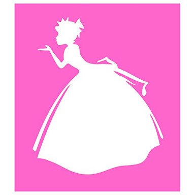 Auto Vynamics - STENCIL-PRINCESS-02 - Classic Princess Design 2 ...