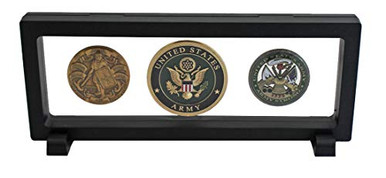3D Floating Frame, Shadow Box, Medallion Medal Challenge Coin Chip ...