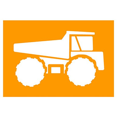 Auto Vynamics - Stencil-CONST-Dumptruck - Detailed Dump Truck ...