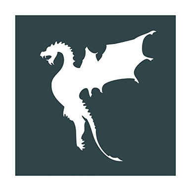 Auto Vynamics - STENCIL-DRAGON-01 - Dragon Design 1 Individual Stencil ...