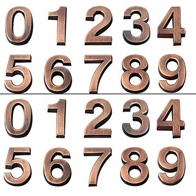 20 Pieces 2 Inch Mailbox Numbers YUTOU Self-Adhesive Door House Numbers ...