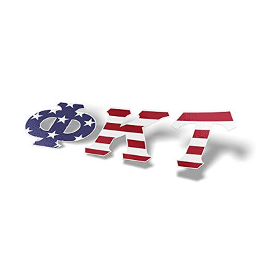 Phi Kappa Tau Fraternity USA Letter Sticker Decal Greek 2 Inches Tall ...