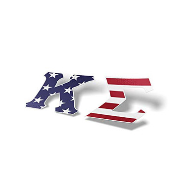 Kappa Sigma Fraternity USA Letter Sticker Decal Greek 2 Inches Tall for ...