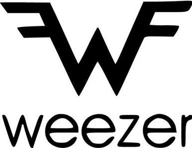 Weezer Rock Band Vinyl Decal Sticker- 6inch Wide Gloss White Color ...